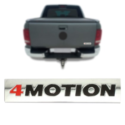Emblema 4motion Cromado Amarok 2018 2019 2020 2021 2022 2023 - Carblue