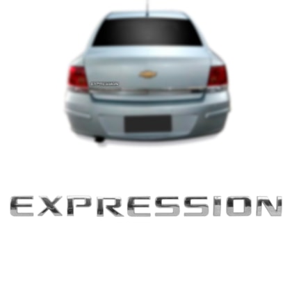 Emblema Expression Cromado Vectra Expression 2006/2011 - Carblue
