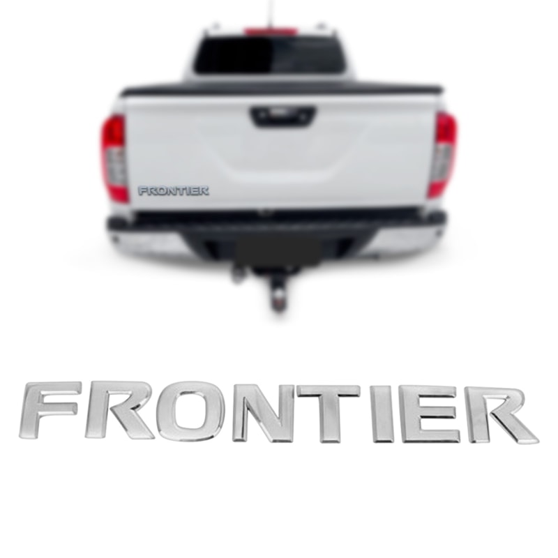 Emblema Frontier Cromado Frontier 2007/2016 - Carblue