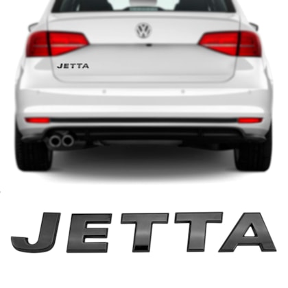 Emblema Jetta Black Piano Jetta 2015 2016 2017 2018 2019 - Carblue