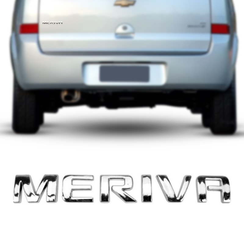 Emblema Meriva Cromado Meriva 2008/2012 - Carblue