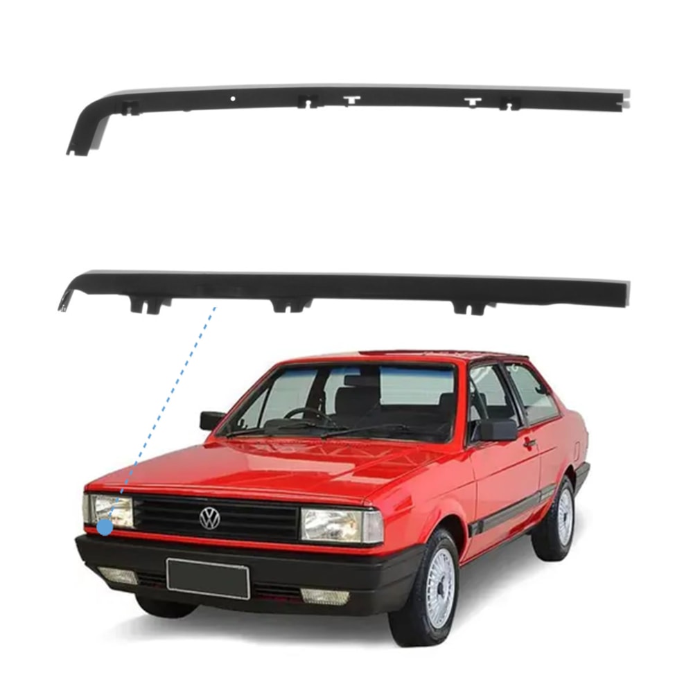 Friso Grade Frontal Superior Saveiro G1 87/90